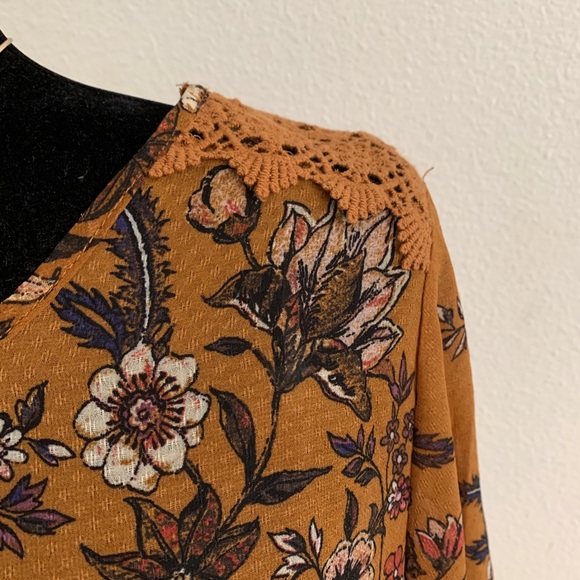 Jolt | Tops | Caramel Blouse | Poshmark